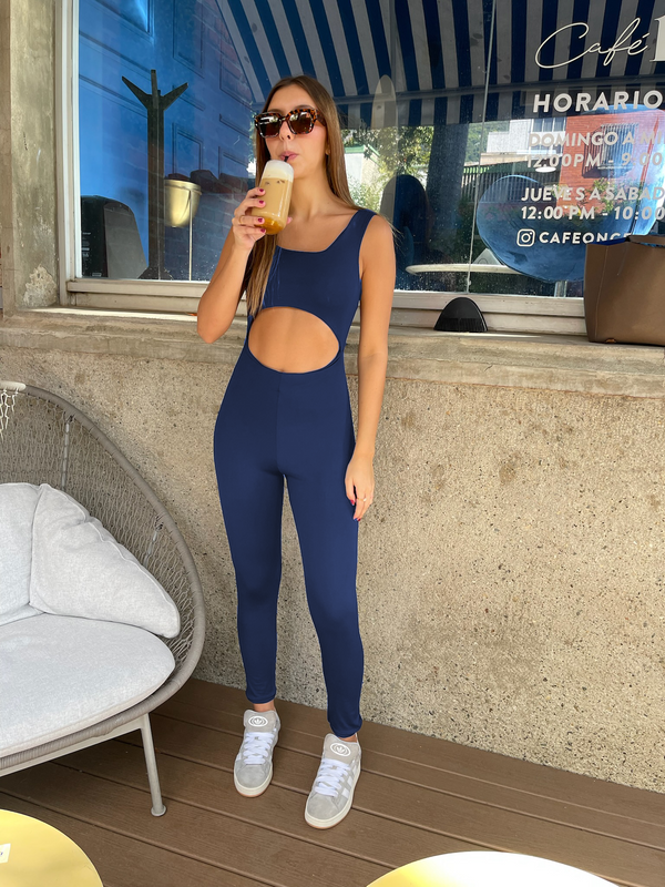 ECLIPSE JUMPSUIT / BLUE – Diamond Activewear